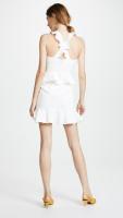 China Women Clothing Latest White Ruffle Shoulder Dress Summer for sale