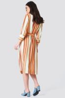 China 2018 Striped Kimono Multicolor Women Autumn Dress for sale