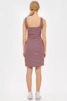 China Gingham Women Dress Mini Summer Tank Dresses Ladies for sale
