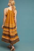China Hot Sale Fashion Women Ruffle Maxi Other Dress Sexy Halter Summer Ladies Dresses for sale