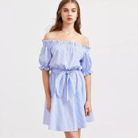 China High Quality Comfortable Sexy Ladies Women Off The Shoulder Casual Dresses for sale
