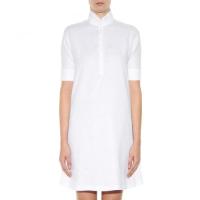 China Latest Women Casual Clothing Dresses White Pure Dress Linen for sale
