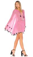 China 2018 Hot Sale Clothes Sexy Dresses Loosing Tassel Mini Dress Pink Women Hot for sale