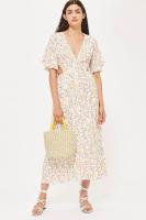 China Summer Boho Style V neck Sexy Dress Floral Dress Long Midi for sale