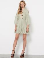 China 2018 Summer Clothes Women Ladies Pure Linen Fabric Dress Mini Summer for sale