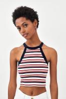 China Factory Price Women Summer Stripes Cotton Tank Top for sale