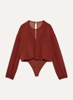 China New Arrival Fall Clothing Cotton Spandex Ladies Transparent Bodysuit Tops Latest Design For Women Lady for sale