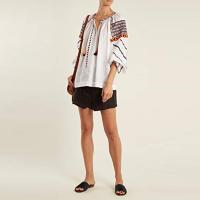 China OEM Design Ladies Breathable Vintage Clothing Linen Summer Blouse for Women for sale
