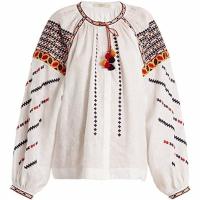 China OEM Design Ladies Breathable Vintage Clothing Linen Summer Blouse for Women for sale