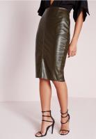 China Leather detail short split pictures of mature women with short skirt for sale