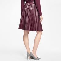 China New arrival pleated lady half skirt for sale