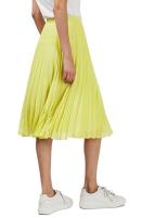 China women clothing midi skirt long chiffon pleated maxi skirt for sale