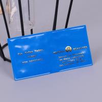 China Pvc Credit Card Holder Wallet Soft Plastic Protector Clear Transparent Business for sale