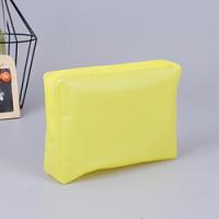 China Waterproof Clear Pvc Cosmetic Bag Pvc Makeup Pouch For Travel Toiletry Zipper Mix Color for sale