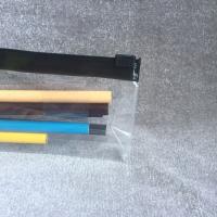China Clear Pvc Pencil Pouch Big Capacity  Zipper Bag Makeup for sale