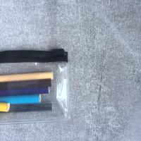 China Clear Pvc Pencil Pouch Big Capacity  Zipper Bag Makeup for sale