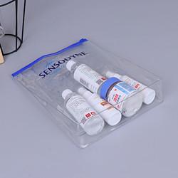 China 9x10 5 Clear Pencil Case Pouch Plastic Promotion Gift School Stationary Students for sale