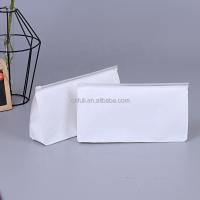 China Cute Cosmetic Zipper Bag Clear Portable Frosted EVA Toiletries Plastic Zip Lock for sale