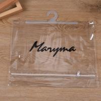 China Pvc Hanger Bags Manufacturers Pouch Transparent T Shirt Garment Packing for sale