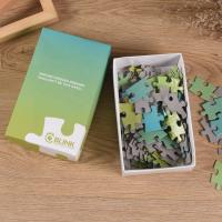 China Diy Paper Puzzle Box Set Educational Toys Games Pieces Jigsaw Cartoon Kids for sale