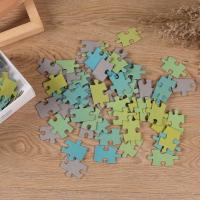 China Diy Paper Puzzle Box Set Educational Toys Games Pieces Jigsaw Cartoon Kids for sale