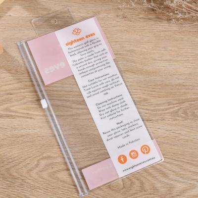 China Soft Pvc Packaging Bag Plastic Side Gusset Bag For Jewelry Watch Eyewear for sale