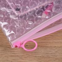 China Plastic Pvc Packing Bags Pvc Zip Bags zipper Frosted Zipper Apparel Clothing Packaging for sale
