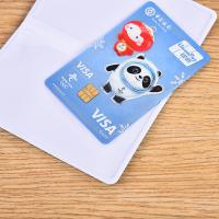 China Tag Badge Pvc Name Card Holder Waterproof Tear Proof Tear Resistant Plastic Pvc Toploader for sale