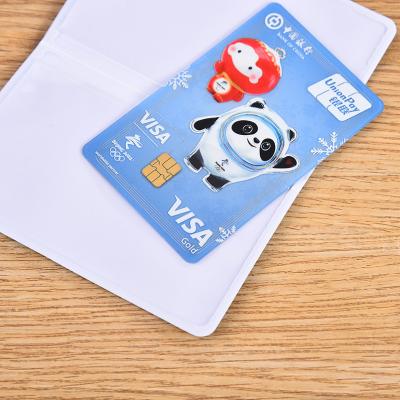 China Tag Badge Pvc Name Card Holder Waterproof Tear Proof Tear Resistant Plastic Pvc Toploader for sale