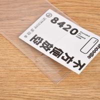 China 3 4 Transparent And Clear Plastic For Pvc Id Card Badge Holder Bus Card Holder for sale
