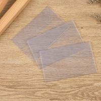China Clear Pvc Card Holder Pouch Plastic ID Badge Holder Crystal Student Bus Card Holder for sale