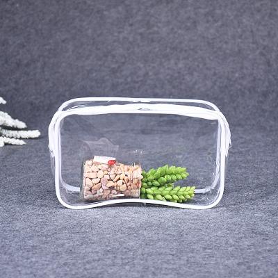 China Square Clear Red PVC Cosmetic Bag Set Transparent Colorful for sale