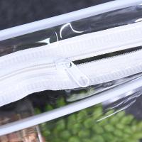China Square Clear Red PVC Cosmetic Bag Set Transparent Colorful for sale