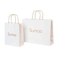 China 12x12 Paper Tote Bag Eco Friendly Fashion For Jewelry Clothes Shopping for sale