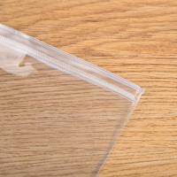 China 2 Mil 3 Mil Frosted Matte Pvc zipper Bags Slider Custom Clothing Printed for sale