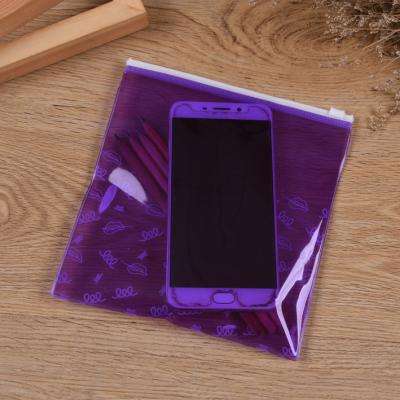 China Biodegradable Plastic zipper Bags Slider Pvc zipper Pouch Custom Logo Printing for sale