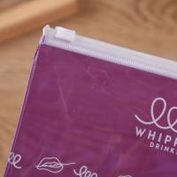 China Biodegradable Plastic zipper Bags Slider Pvc zipper Pouch Custom Logo Printing for sale