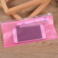 China A3 A4 Pink Pvc zipper Bag Manufacturers Necklace Phone Package Luxury Packaging for sale