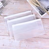 China Transparent Clear Pvc Pencil Case Zipper Creative Student Bag Waterproof for sale