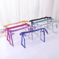 China Tpu Pvc EVA Cosmetic Bag For Beach Travel Transparent Makeup for sale