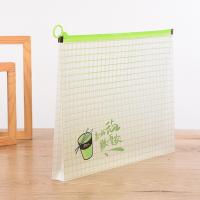 China A4 A5 A6 Plastic Mesh Zipper Pouch Document Bag Storage For School for sale