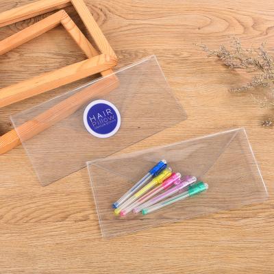 China A5 A6 A7 Envelope PVC Document Pouch With Zipper Pocket Reusable for sale