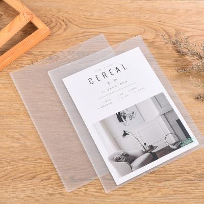 China Resealable PVC Document Pouch A4 A6 Waterproof Filing Loose Leaf Zippered Travel for sale