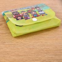 China Button File Bags With Snap Closures Snap Closure 0.2mm Pvc Button Pouch for sale