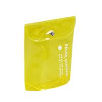 China Zip Plastic Button Bag Waterproof Clear Cosmetic Pvc for sale