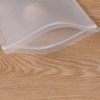 China 10 X 10 1.5 X 1.5 12 X 15 Custom Logo Pvc Frosted zipper Bags Heavy Duty Jewelry Packaging for sale