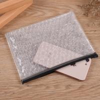 China 30cm Grocery EVA Zipper Bag A4 A5 A6 Printed Pvc Transparent Clear for sale