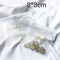 China Printed Custom Logo Pvc Frosted zipper Bag With Logo Pvc Zipper Pouch  22x7x14cm for sale