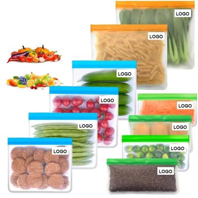 China Clear Peva Bags Manufacturers Peva Silicone Eco Friendly Stand UP for sale