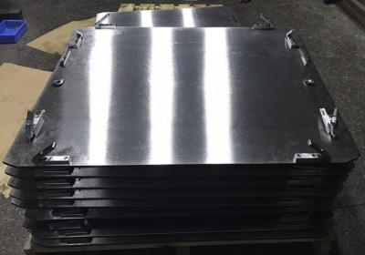 China PCB CCL Lamination Carrying Steel Tray 6.0mm-12.0mm Thickness with DILLIDUR-450 German Steel for Mass and Pin Lamination for sale